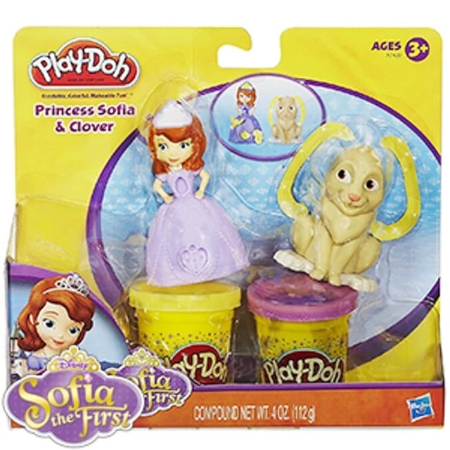 PLAY-DOH SOFIA THE first princess& clover set Disney junior £10.00 ...