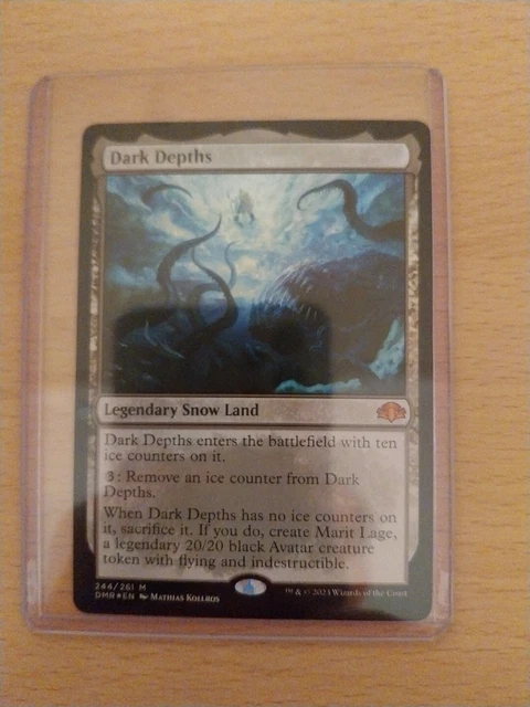 MAGIC THE GATHERING MTG, feuille mythique Dark Depths, Dominaria ...