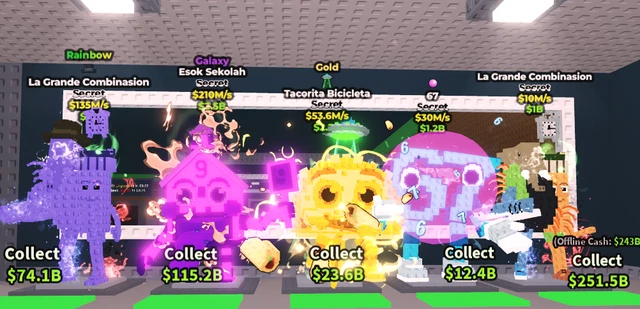 🧠💥STEAL A BRAINROT - Rainbow la grande combinasion 135M/S ( Cheap and ...