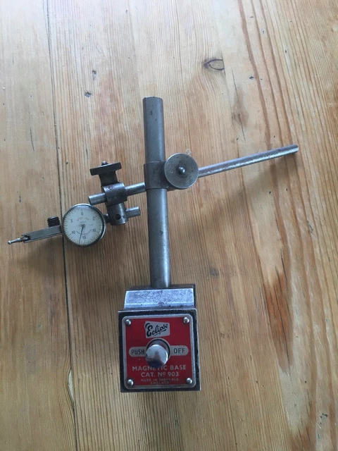 ECLIPSE MAGNETIC BASE No 903 & Dti Gauge Dial Test Indicator Lathes ...