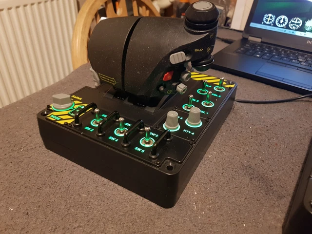 LOGITECH SAITEK X55 Pro Flight HOTAS Flight Simulator GOOD CONDITION £ ...