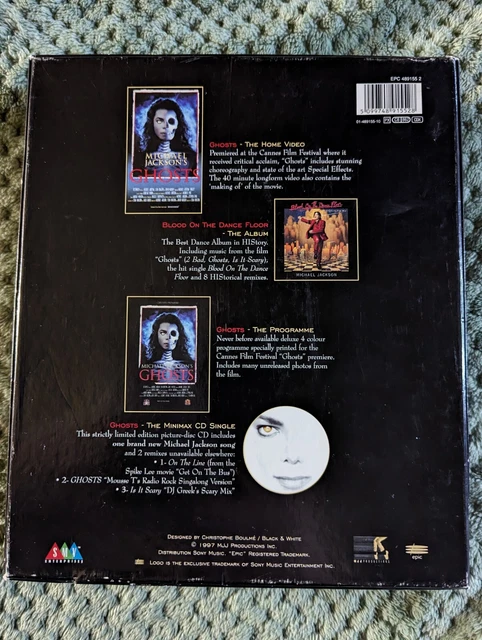 LIMITED EDITION MICHAEL Jackson Ghosts Deluxe Collector Box Set £50.00 ...