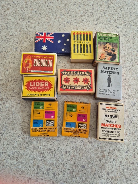 VINTAGE AUSTRALIAN MATCHBOOKS. Souvenir Matches, Matchboxes. $9.00 ...