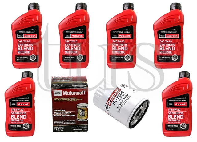 GENUINE MOTORCRAFT ENGINE Oil Change Kit for 2024 Ford Transit 150 3.5L ...