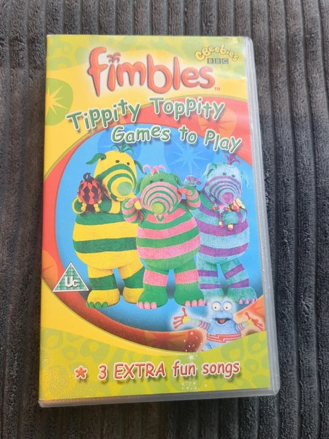 FIMBLES TIPPITY TOPPITY Games To Play VHS Video Childrens CBeebies BBC ...