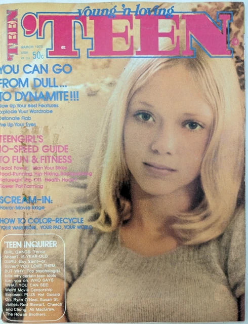YOUNG 'N LOVING Teen Magazine March 1973 Horror Movies, Osmonds, Allman ...