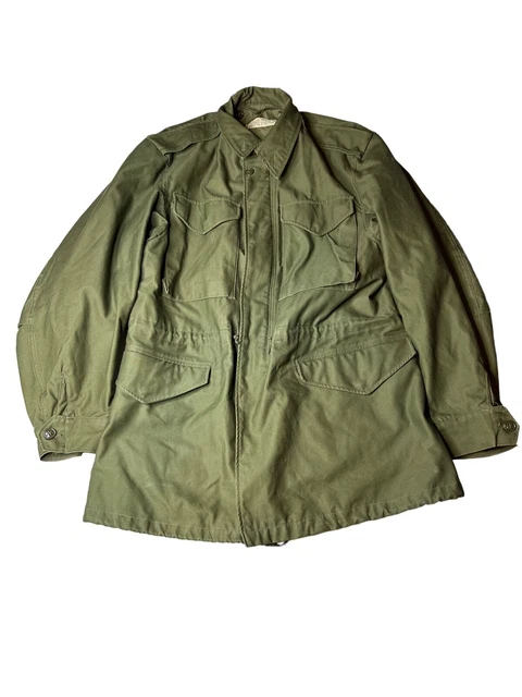 VINTAGE VIETNAM WAR 1961 OG 107 Field Jacket Coat Small Long £94.86 ...