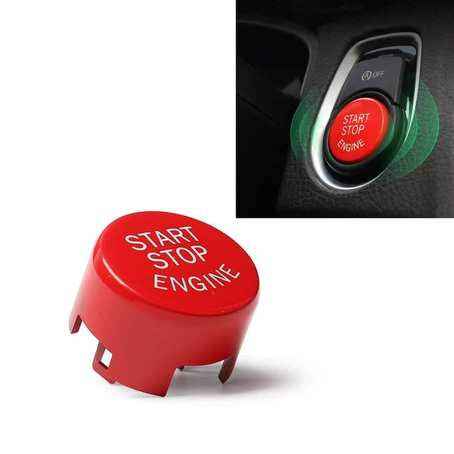 RED BUTTON COVER for BMW F20 F30 F10 F01 F25 Perfect Fit and ...