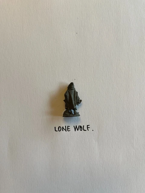 LONE WOLF - Original Fantasy Warhammer Oldhammer Citadel Miniature GW ...