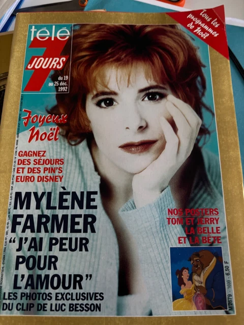 TELE 7 JOURS N° 1699 Mylene Farmer Joyeux Noel 1992 EUR 5,00 - PicClick FR
