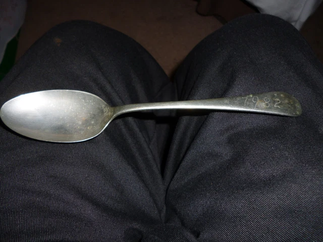 WW2 BRITISH ARMY desert spoon crows foot JOHN ROUND & SONS ARMY NUMBER ...