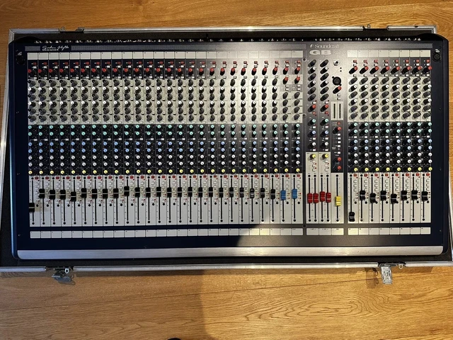 SOUNDCRAFT GB2 32 Channel Mixer. Graham Blyth Signature Edition with ...