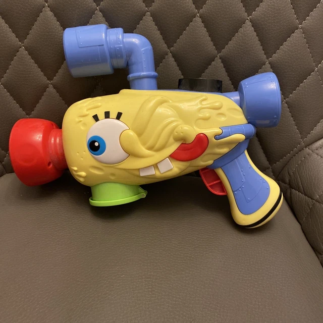 SPONGEBOB SQUAREPANTS GIGGLE Blaster Toy Goo Shooting Blaster Toy £7.00 ...