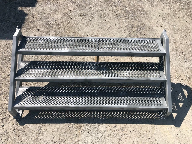 ORIGINAL LAYHER GERÜSTTREPPE, Podesttreppe, Stahltreppe Layher Allroundgerüst EUR 430,00 ...