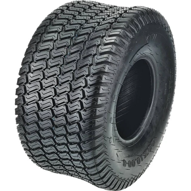 20X10.00-8 TURF TIRE 4 Ply Tubeless Max Load 1190 PSI 22 for Lawn ...