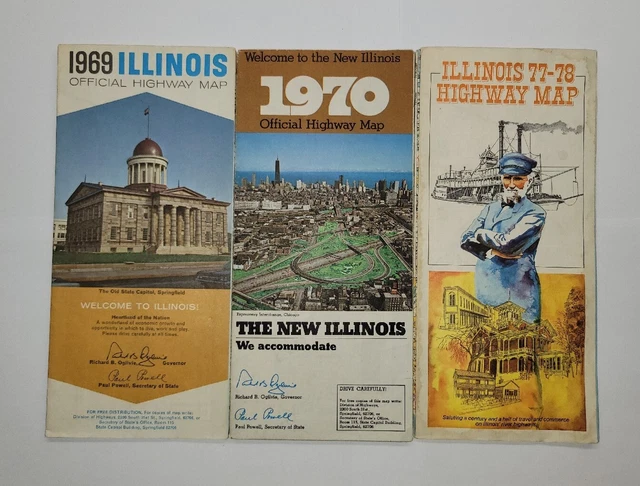 Vintage Highway Maps FOR SALE! - PicClick UK
