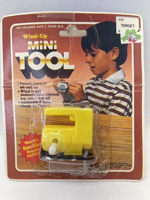 VINTAGE WIND-UP MINI Tools plastic toys Barbie size Jigsaw. $11.19 ...