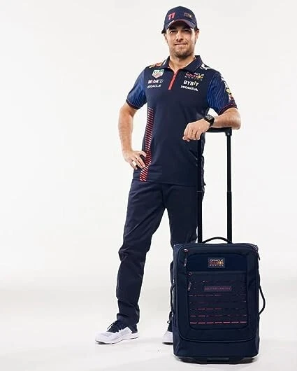RED BULL RACING F1 Official Team Timeline 60L Luggage Suitcase Bag Red ...
