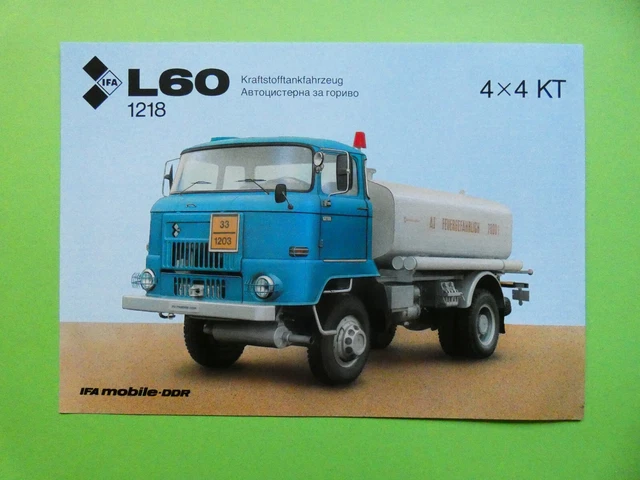 PROSPEKT / KATALOG / Brochure IFA mobile-DDR - L60 - 1218 - 4x4 KT - 01/89 EUR 14,99 - PicClick DE