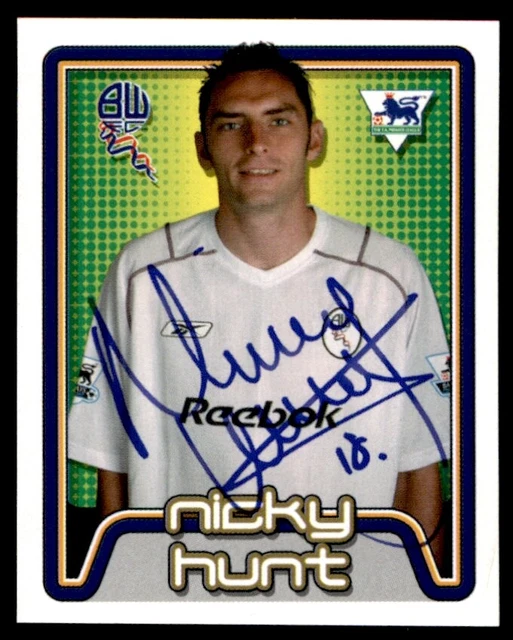 MERLIN PREMIER LEAGUE 05 - Nicky Hunt Bolton Wanderers No. 125 EUR 1,40 - PicClick FR