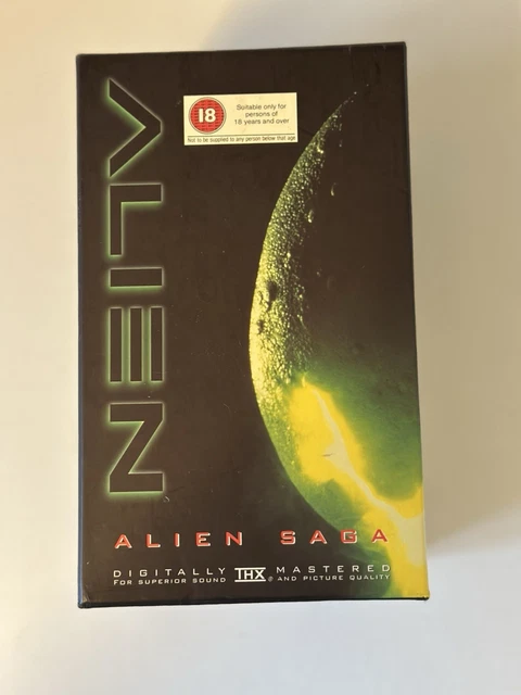 ALIEN SAGA VHS Box Set 1997 4x VHS, Vintage 90s Movie Collection £21.52 ...