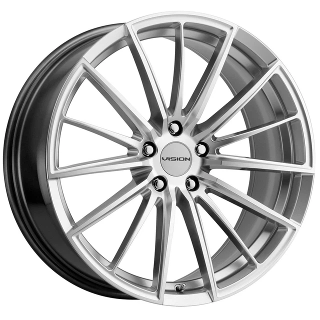 VISION 473 AXIS 17x8 5x108 +38mm Silver Wheel Rim 17" Inch $228.99 ...
