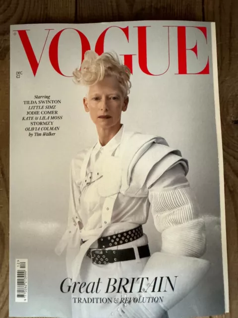British Vogue Magazine December 2023 Tilda Swinton Collectors Cover £9