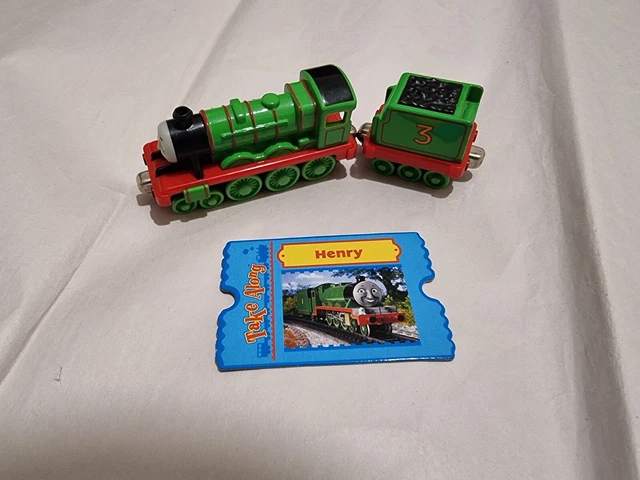 THOMAS THE TANK & Friends TAKE N PLAY ALONG TRAIN HENRY & COLLECTORS ...