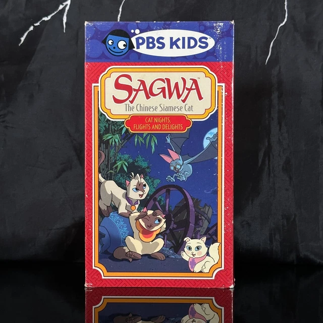 SAGWA THE CHINESE Siamese Cat Nights Flights & Delights VHS 2002 PBS ...