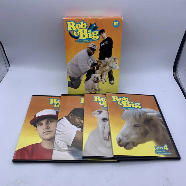 ROB & BIG UNCENSORED - Complete Season 1 & 2 (DVD 4-DISC SET) $19.88 ...