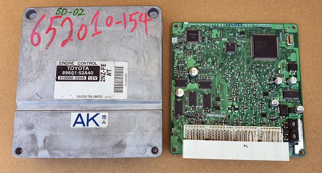 TOYOTA BB 2004 Ncp30 89661-52A40 2Nz-Fe A/T Ecu Ecm Oem Jdm Usato ...