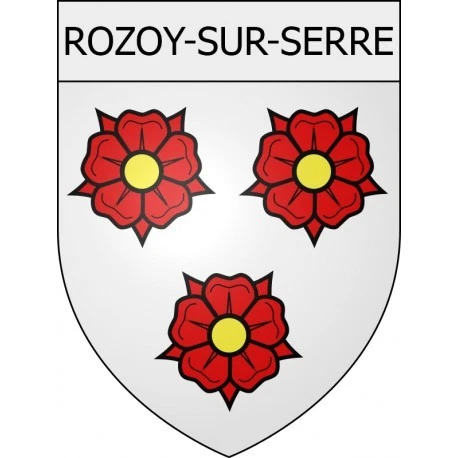 ROZOY-SUR-SERRE 02 VILLE Stickers blason autocollant adhésif Taille:17 cm EUR 6,99 - PicClick FR