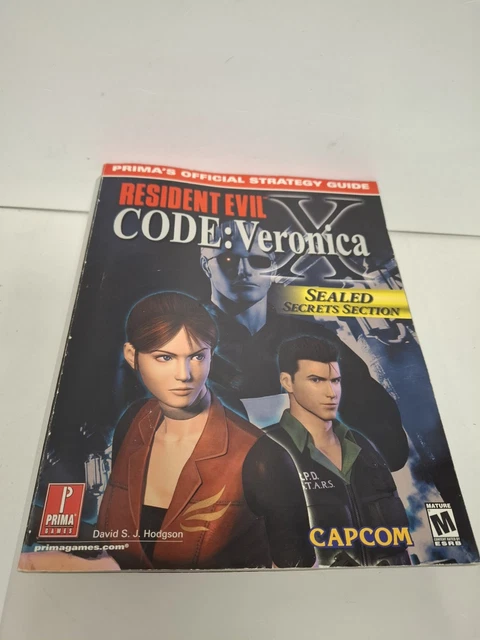 RESIDENT EVIL CODE Veronica X Prima's Official Strategy Guide Clean ...