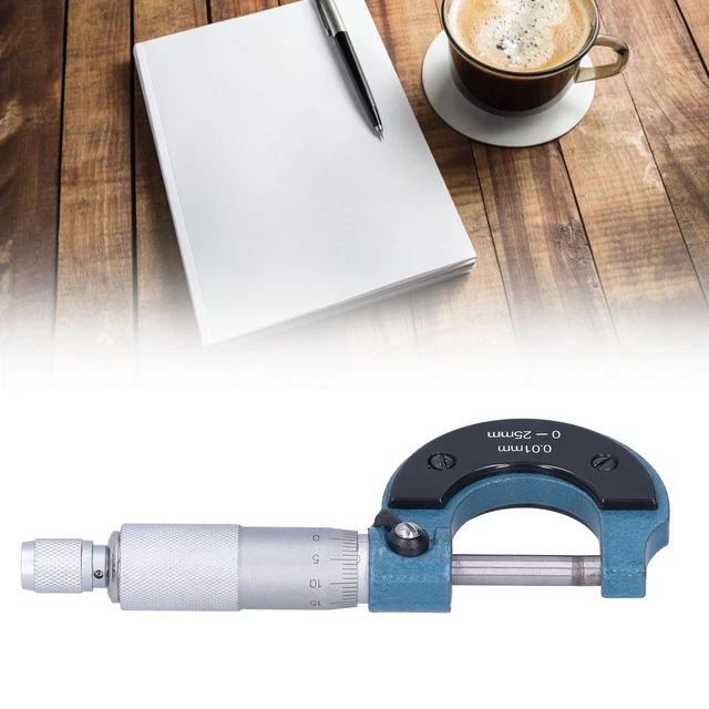 0-25MM 0.01MM MICROMETER Guage Thread Scale Micrometer Measurement Tool ...