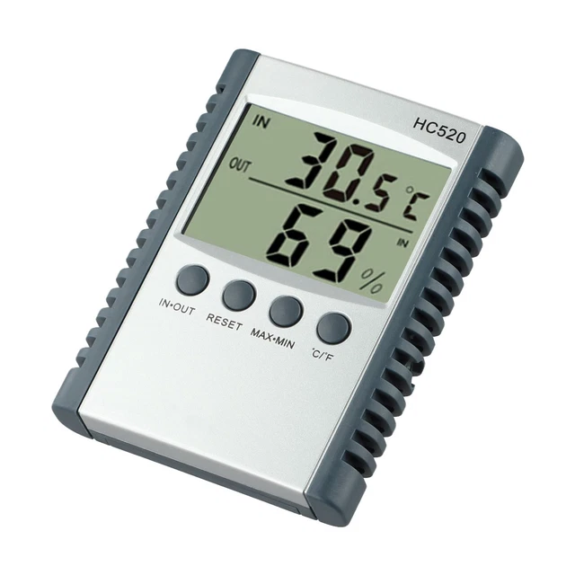 PORTABLE AND USER friendly Temperature and Humidity Meter for Any Space ...