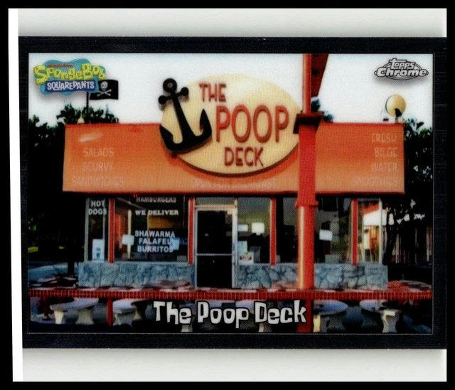 2025 TOPPS CHROME SpongeBob SquarePants The Poop Deck #119 £1.89 ...