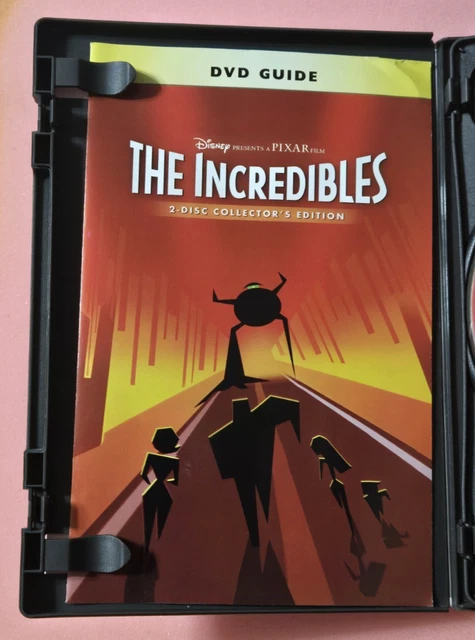 PIXAR ANIMATION STUDIOS - THE INCREDIBLES - DVD - DISNEY -2004 - 2 Disc ...