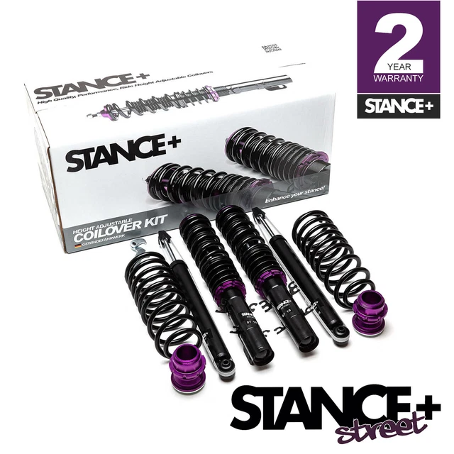 STANCE+ STREET COILOVERS Suspension Kit VW Golf Mk4 (1J) 2WD All ...