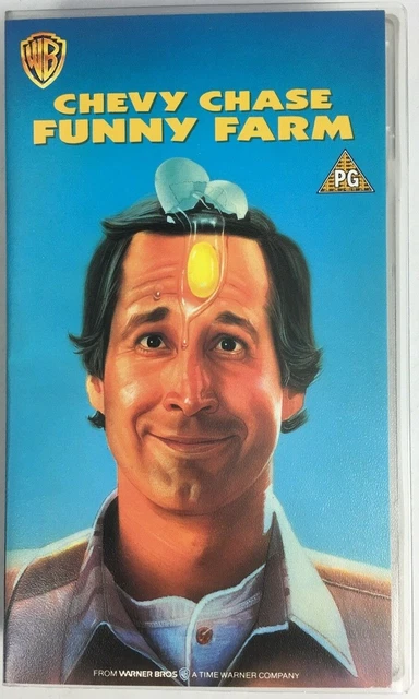 FUNNY FARM (1988) VHS PAL 1990 Warner Home Video Release Videocassette ...