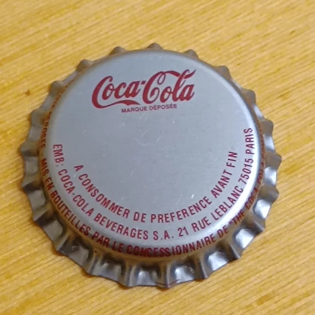 COCA COLA FRANCE Capsule Chapa Kronkorken Tappo Corona Crown Bottle Cap ...