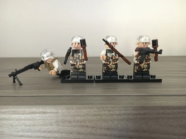 LEGO WWII GERMAN Panzergrenadier minifigure soldati tedeschi ww2 EUR 20 ...