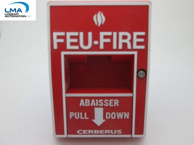 CERBERUS MSX FIRE Alarm Box Pull Red Station Switch Security Msx-1 EUR ...