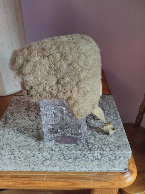 VINTAGE HORSE HAIR Judicial Wig/Judge's Bench Wig £99.00 - PicClick UK