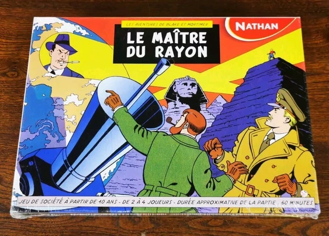 JEU DE SOCIÉTÉ LE MAÎTRE DU RAYON Blake Et Mortimer Jeux Nathan 1998 ...