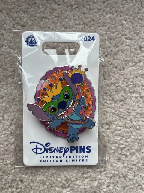 DISNEY PINS STITCH Carnival 2024 Limited Edition Pin LE500, UK & EU ...