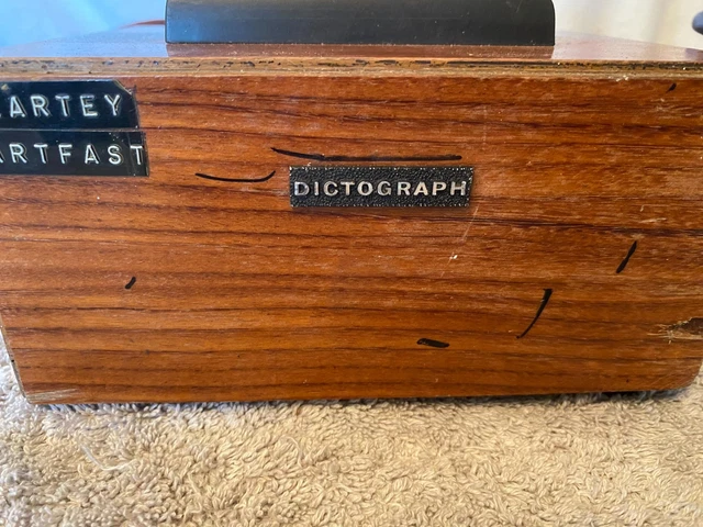 VINTAGE BAKELITE & Wood Dictograph Telephone (Slartey Bartfast) £47.48 - PicClick UK