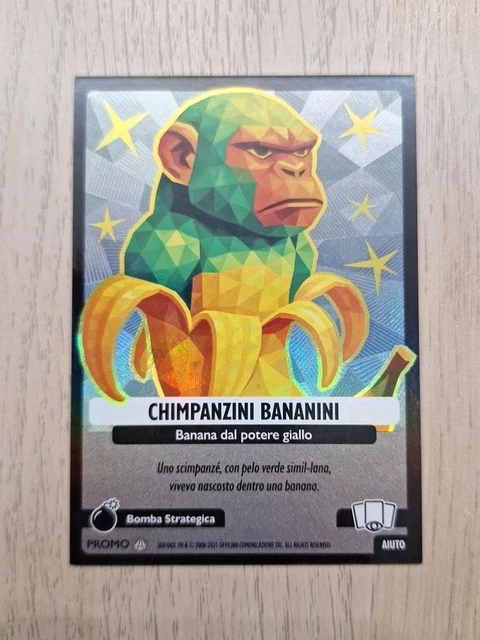 SKIFIDOL ITALIAN BRAINROT Chimpanzini Bananini Card Promo Polygon ...
