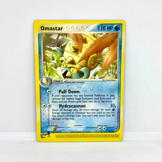 CARTE POKÉMON OMASTAR 19/100 Ex Sandstorm LP EUR 1,43 - PicClick FR
