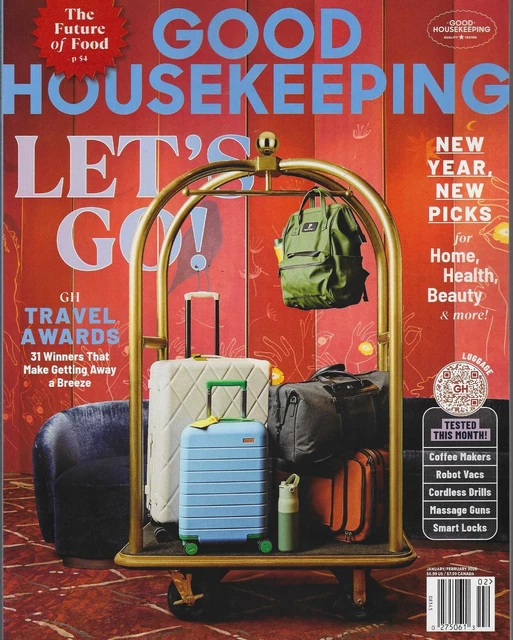 GOOD HOUSEKEEPING MAGAZINE January February 2026 Let's Go £8.21 ...