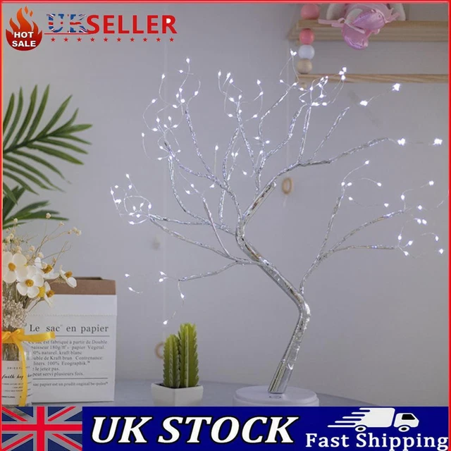 ARTIFICIAL TREE LAMP Battery Operated Touch Switch for Christmas Home ...